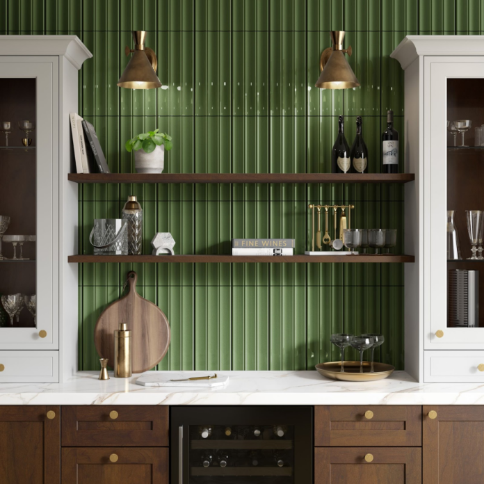 Emser Tile elevates interiors with the dimensional beauty of fluted ...