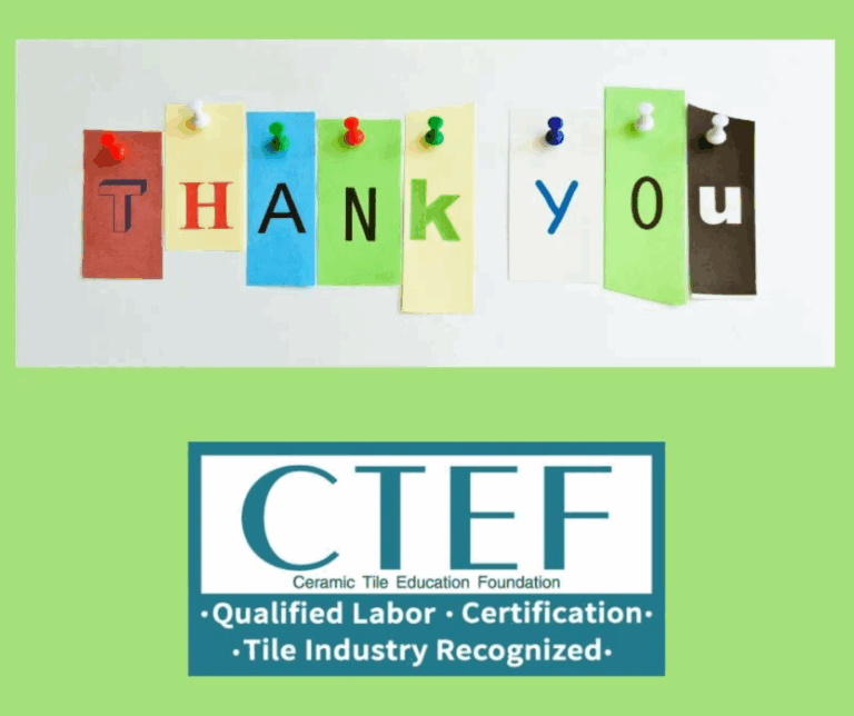 CTEF 2025 Online Auction: Thank You! - TileLetter