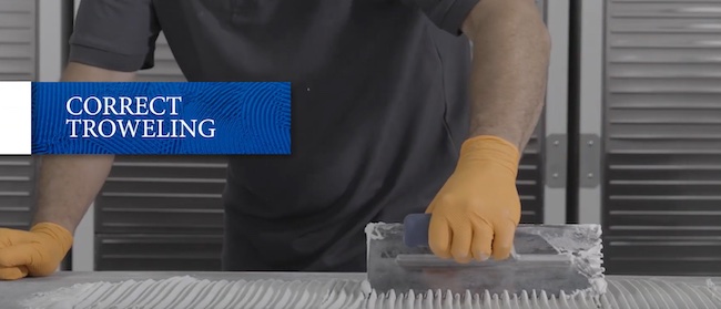 Trowel & Error video: the NTCA Technical Committee continually works to address mortar coverage ...